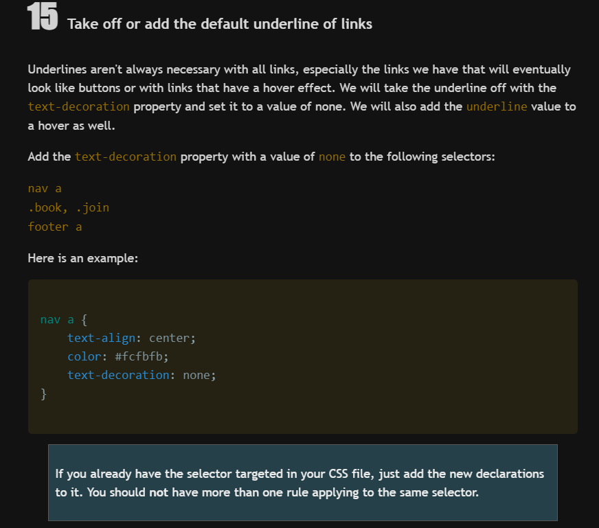 Solved Setting background colors Our next step is to add | Chegg.com