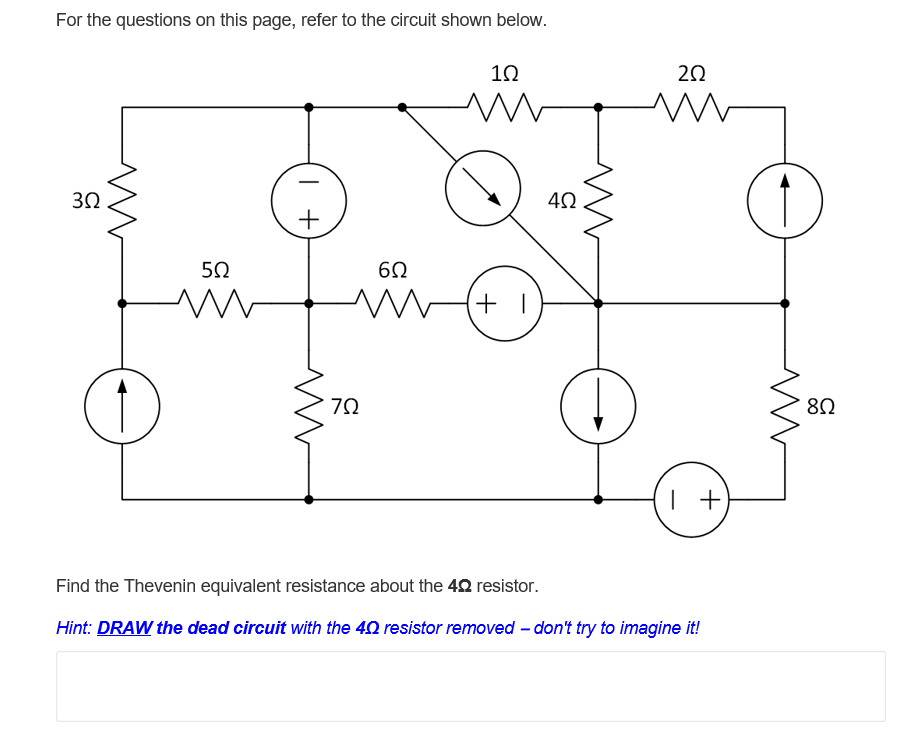 Solved For the questions on this page, refer to the circuit | Chegg.com