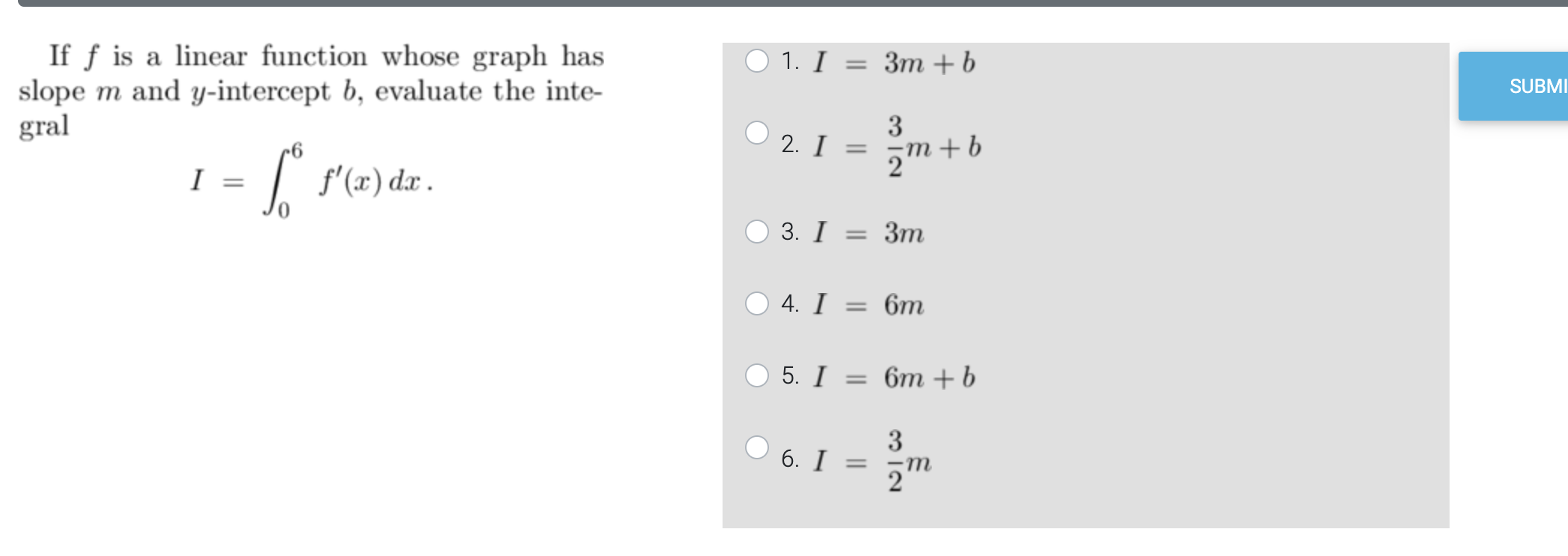 Solved If f ﻿is a linear function whose graph hasslope m | Chegg.com