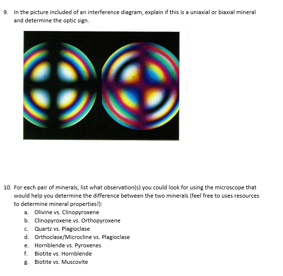 Solved 9. In the picture included of an interference | Chegg.com