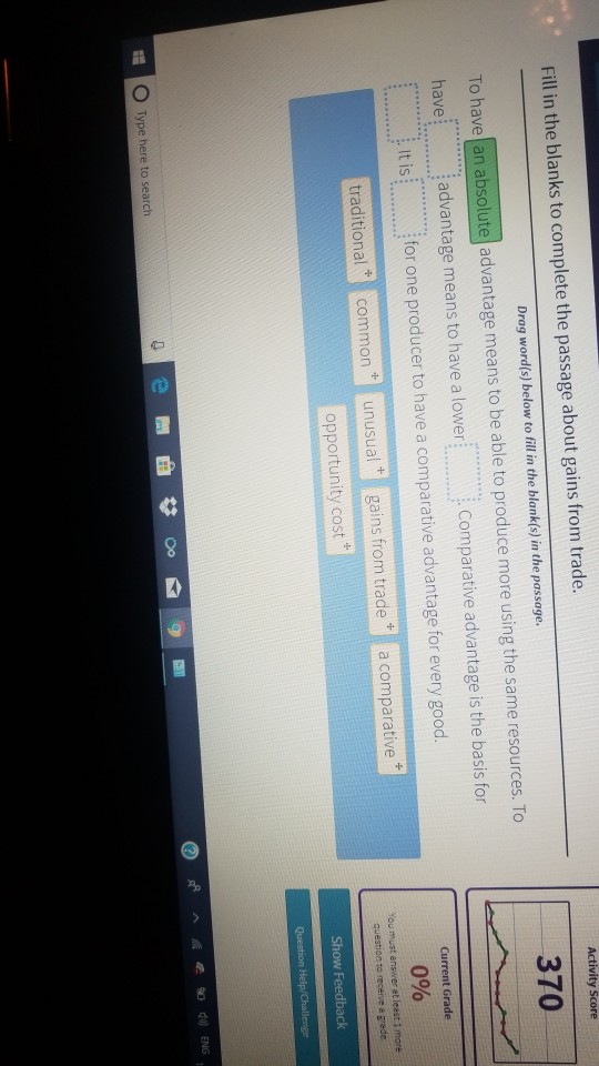 Solved Fill in the blanks to complete the passage about | Chegg.com