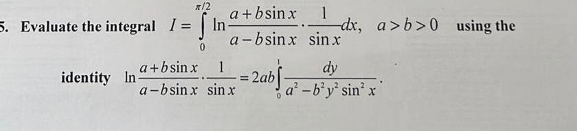 Solved 5. Evaluate the integral | Chegg.com