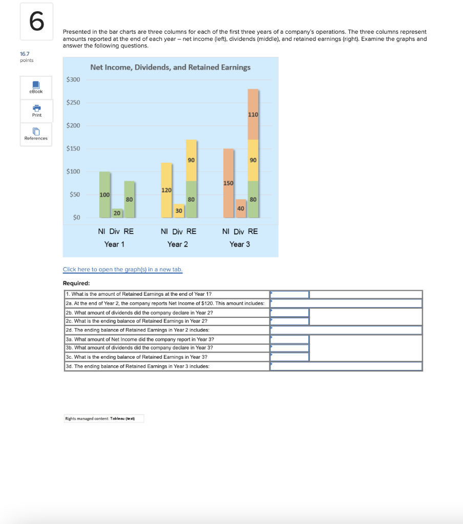 Solved Presented in the bar charts are three columns for | Chegg.com