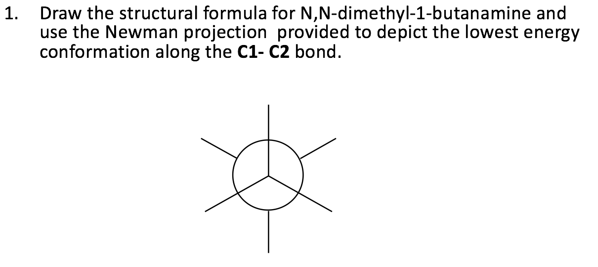 Solved 1. Draw the structural formula for | Chegg.com