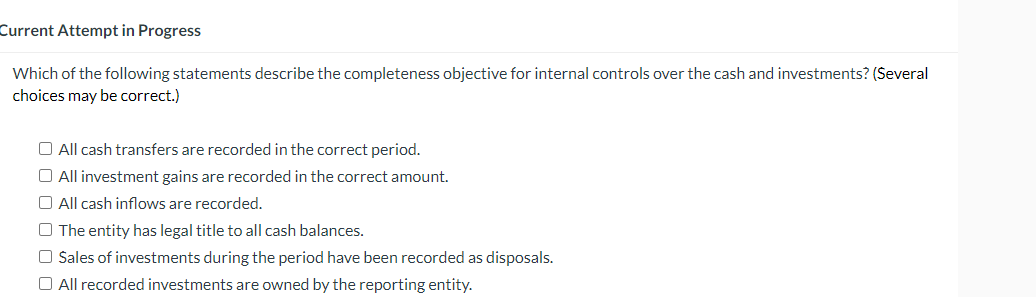 Solved Which of the following statements describe the | Chegg.com