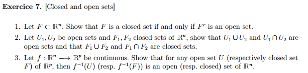 Solved Exercice 5. [Projection on a convex set] Let ne N* | Chegg.com