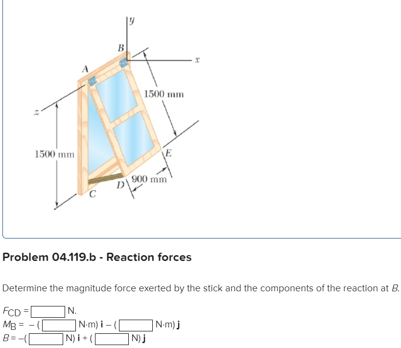 Solved A 23-kg storm window measuring 900 × 1500 mm is held | Chegg.com