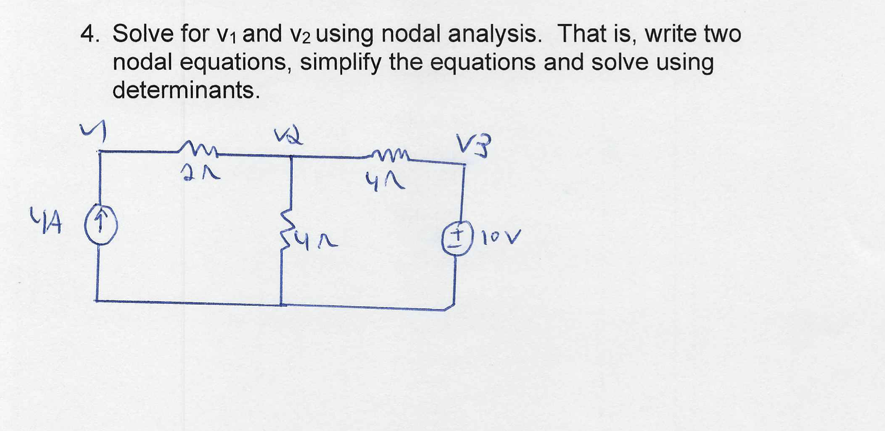 Solved 5. Solve for i only, using superposition. Then solve | Chegg.com