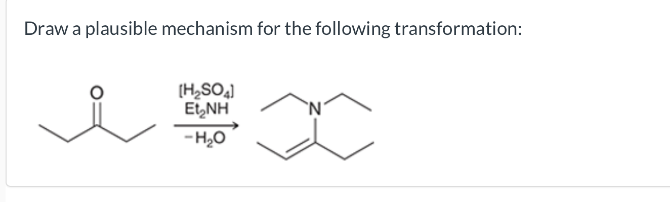Solved Draw a plausible mechanism for the following | Chegg.com