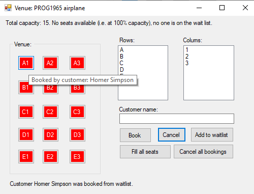 Solved Airline Booking SystemYou are to develop a simple | Chegg.com