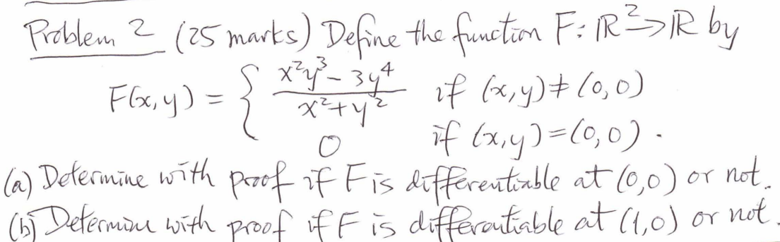 Solved Define the function F:R²→R by | Chegg.com