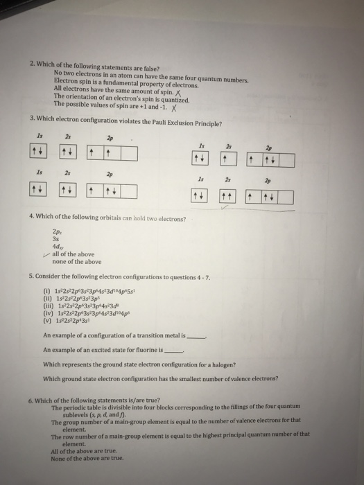 Solved 2 Which Of The Following Statements Are False No