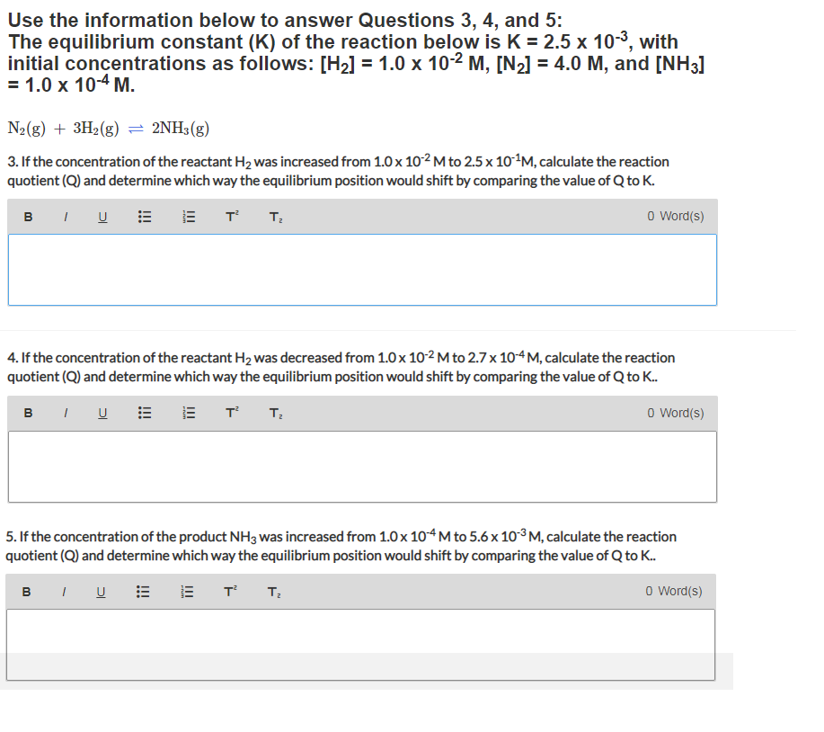 Solved Use the information below to answer Questions 3, 4, | Chegg.com