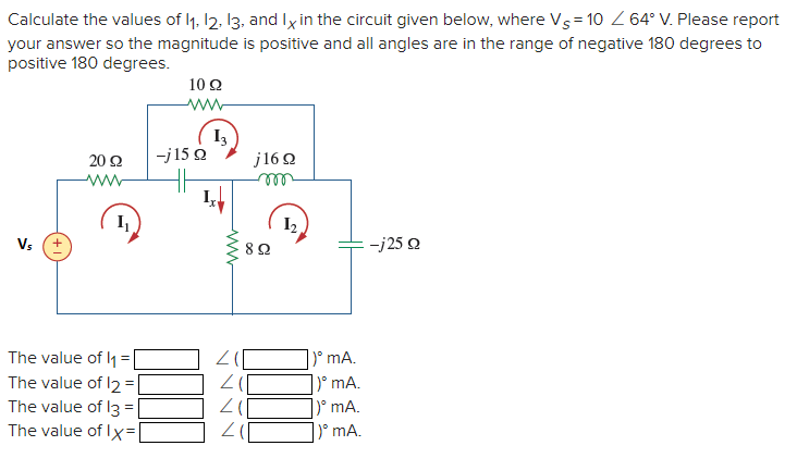 Solved Calculate the values of I1, I2, I3, and Ix in the | Chegg.com