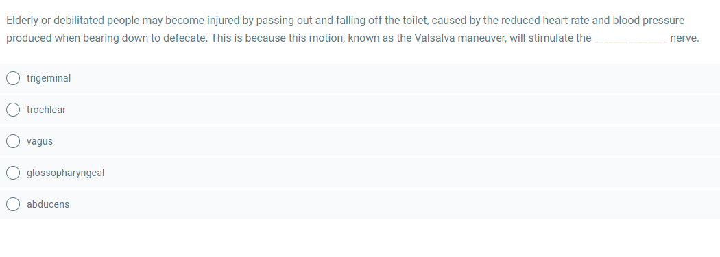 Solved Elderly or debilitated people may become injured by | Chegg.com