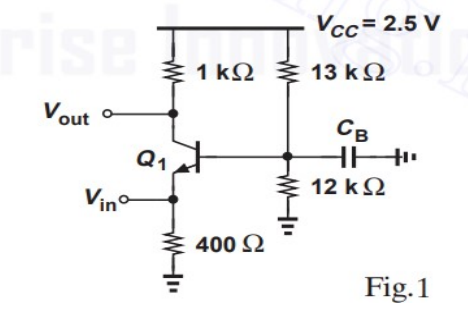 Solved 2). [5+5 points] For the circuit of Fig.1, consider | Chegg.com