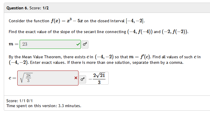 Solved Why Isn T The Answer Positive This Is My Work To