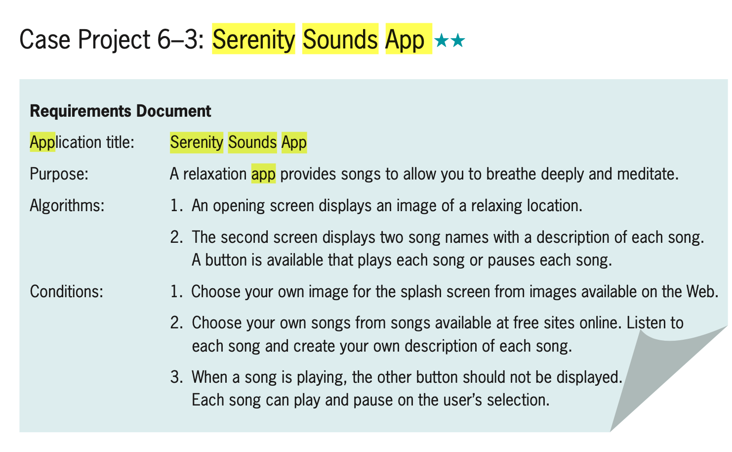 Solved java code in android studio please provide code and | Chegg.com