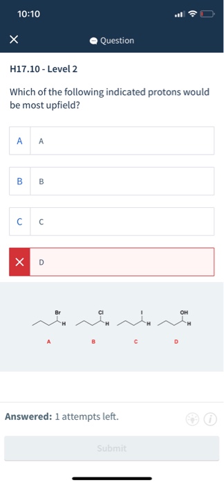 Solved 10:10 .11令 Question H17.10 Level 2 Which of the | Chegg.com Solved 10:10 .11令 Question H17.10 Level 2 Which of the | Chegg.com