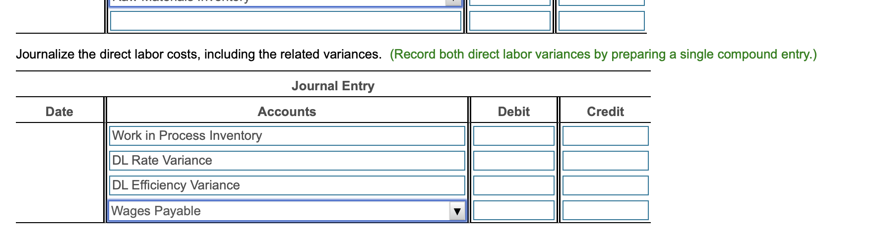 Solved Requirement 6. Journalize the usage of direct | Chegg.com