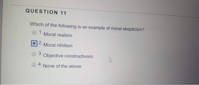 Solved QUESTION 11 Which of the following is an example of | Chegg.com