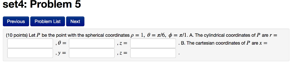 Solved Set4 Problem 5 Previous Problem Listnext 10 Points