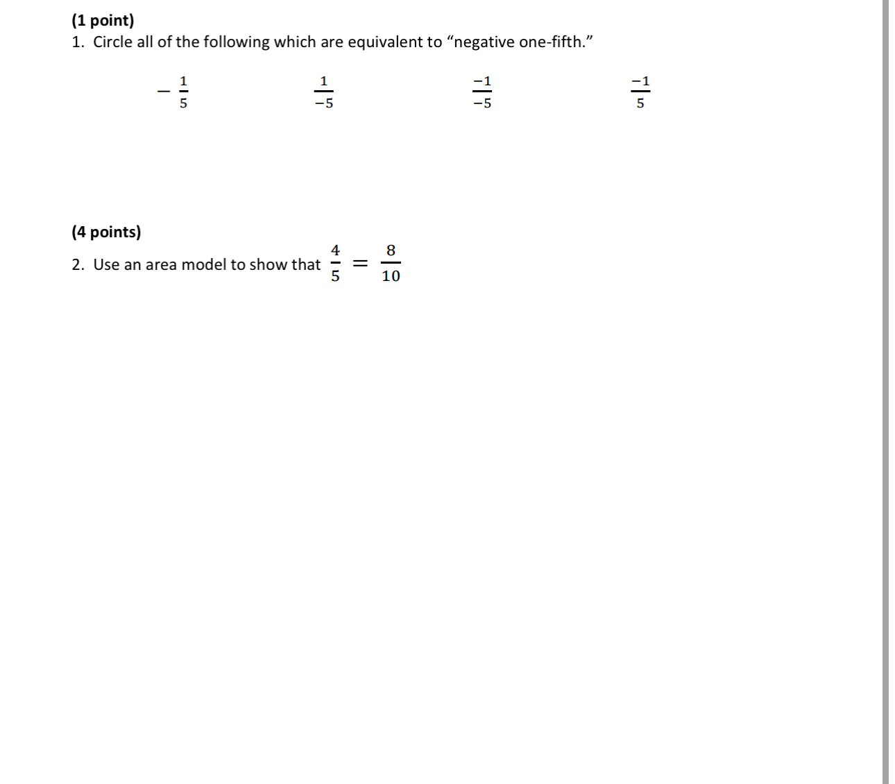 Solved Structure of ﻿Math 1: educationCircle all of ﻿the | Chegg.com