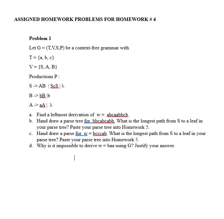Solved ASSIGNED HOMEWORK PROBLEMS FOR HOMEWORK # 4Problem | Chegg.com
