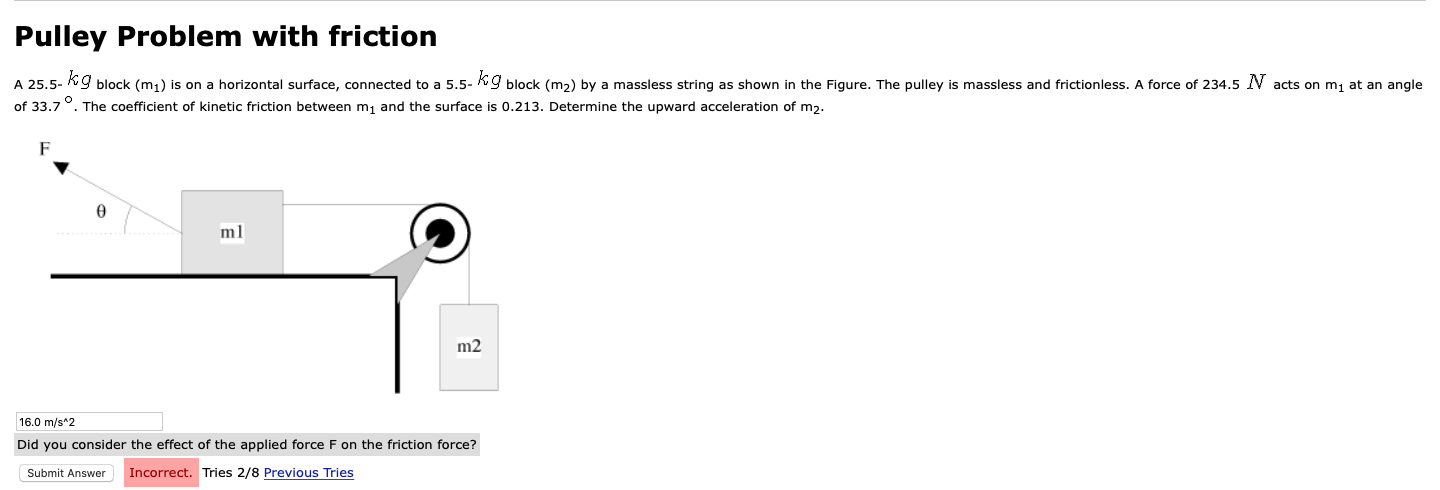 Solved Pulley Problem with friction A 25.5-kg block (mų) is | Chegg.com