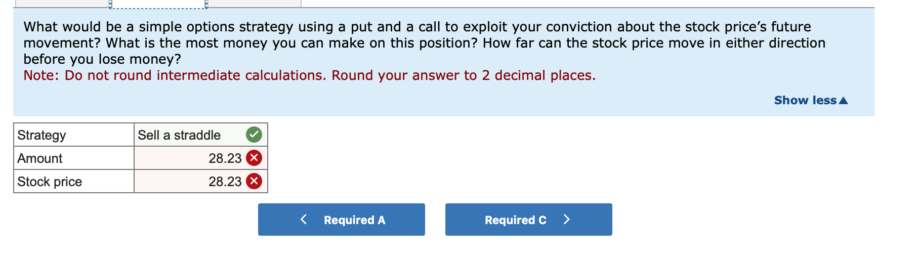 Solved What would be a simple options strategy using a put | Chegg.com