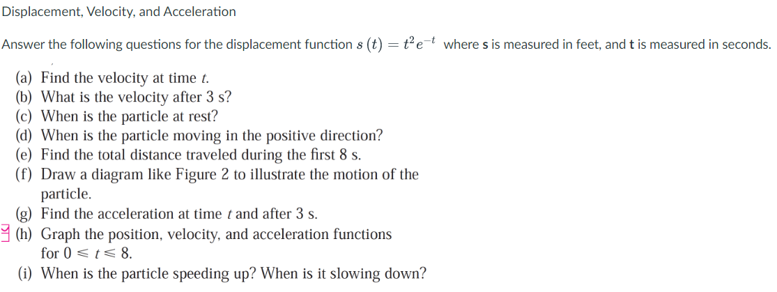 Solved Answer the following questions for the displacement | Chegg.com