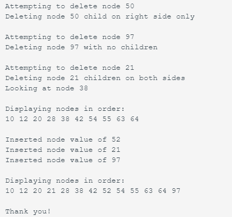 Solved DO NOT USE the deleteNodeUtil and/or minValueNode | Chegg.com