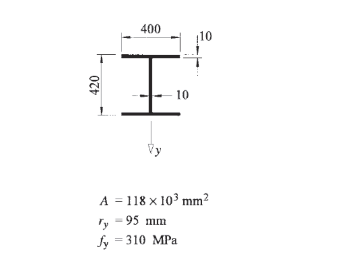 Solved Determine the design axial compression section | Chegg.com