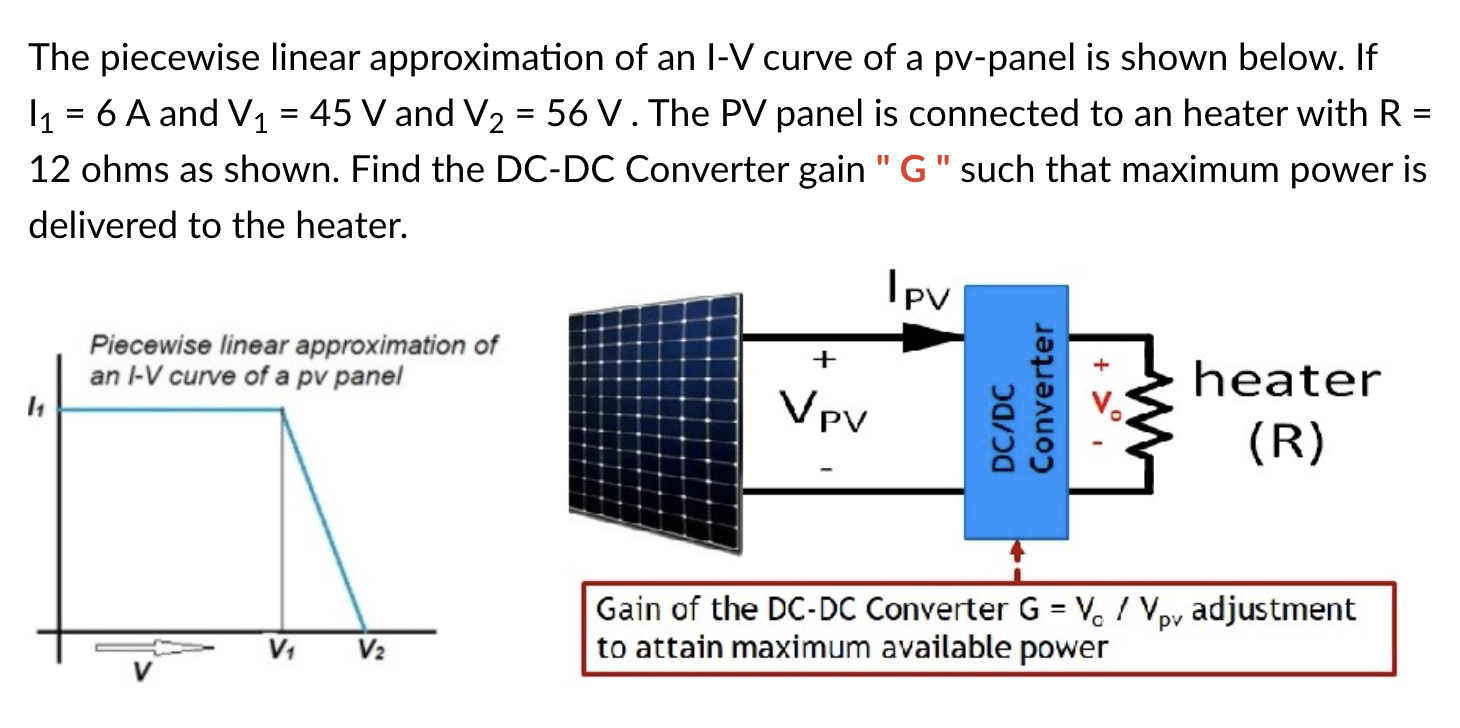 Solved The piecewise linear approximation of an I−V curve of | Chegg.com