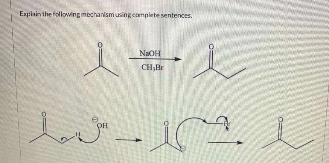 Solved Explain the following mechanism using complete | Chegg.com