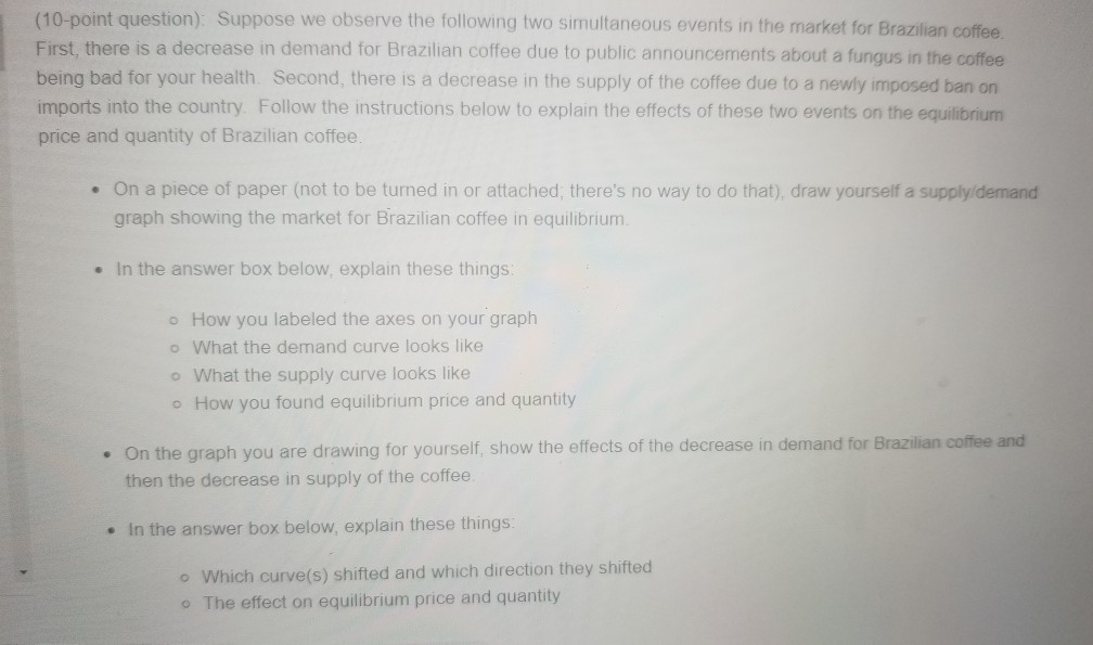 Solved (10-point question): Suppose we observe the following | Chegg.com