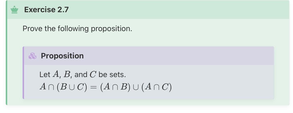 Solved Prove the following proposition. Proposition Let A,B, | Chegg.com