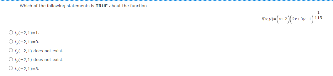 Solved Which of the following statements is TRUE about the | Chegg.com