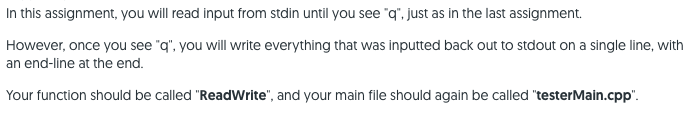 In this assignment, you will read input from stdin | Chegg.com