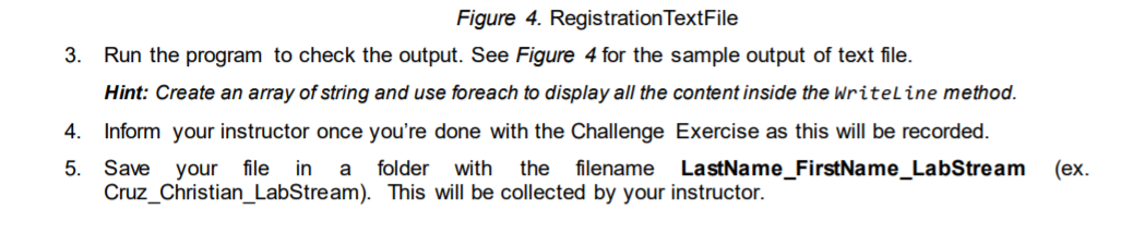 Solved Software Requirement: . Visual Studio IDE 2015 or | Chegg.com
