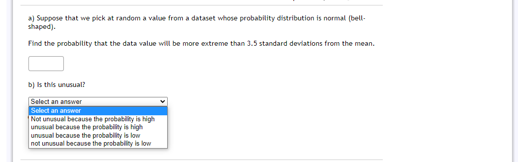 Solved A) Suppose that we pick at random a value from a | Chegg.com