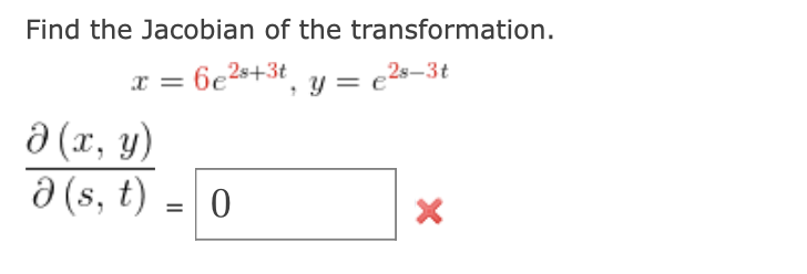 Solved Find the Jacobian of the | Chegg.com