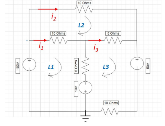 Solved Use KCL and KVL to find the currents i1, i2, i3 in | Chegg.com