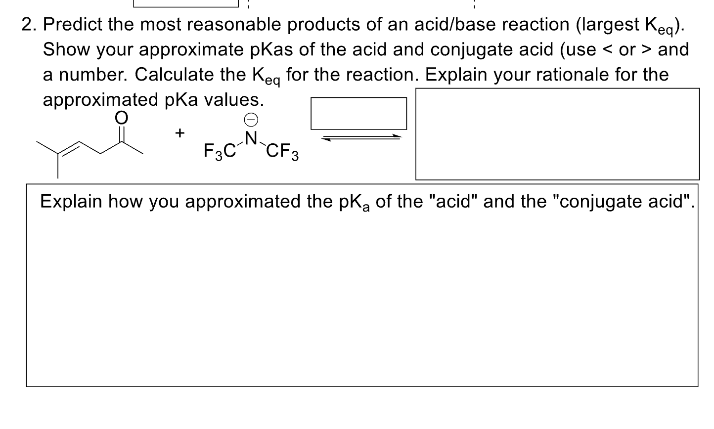 Solved 2. Predict the most reasonable products of an | Chegg.com