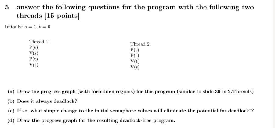 5 answer the following questions for the program with | Chegg.com