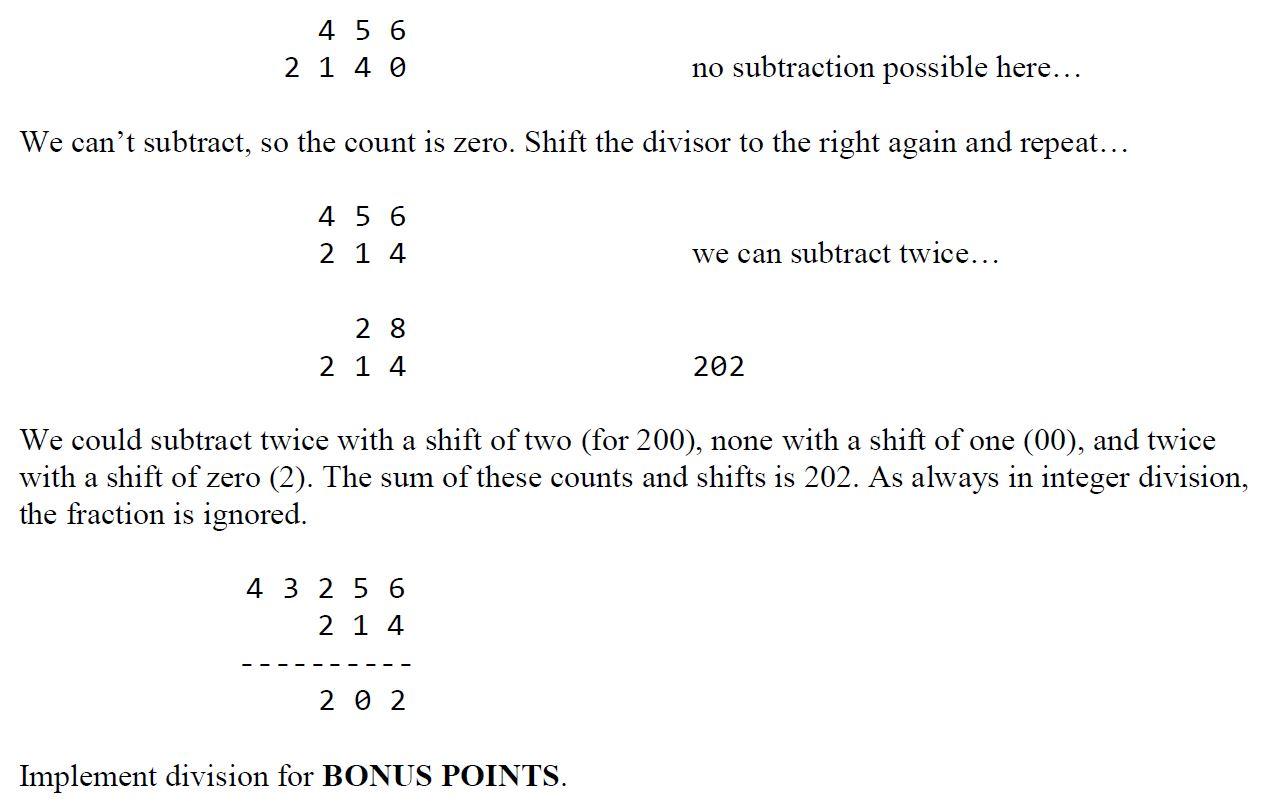 Homework Biginteger Class At This Point We Have The 