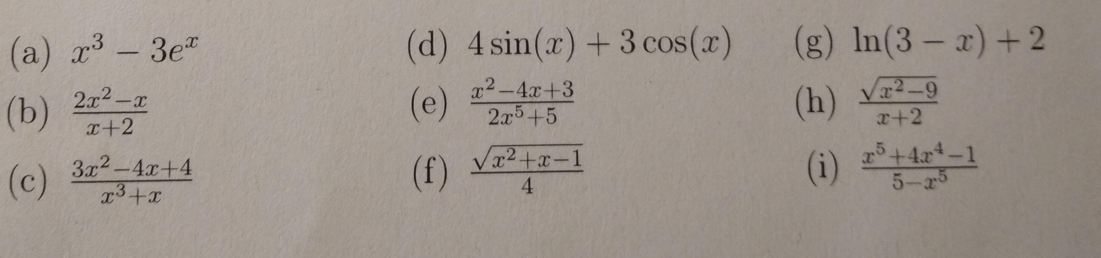 Solved Hello, can you help with the below math exercises | Chegg.com