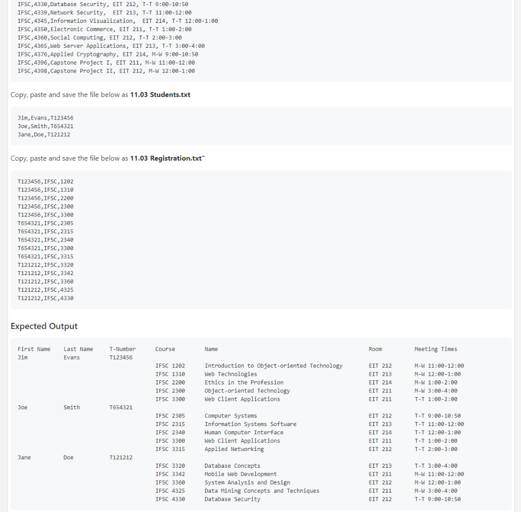 Solved • Create the following objects, attributes, and | Chegg.com