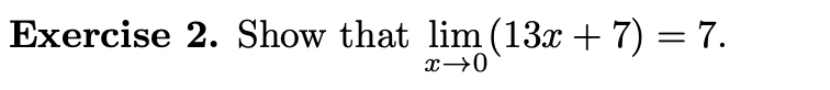 Solved Can someone do this problem using the epsilon delta | Chegg.com