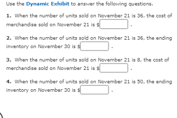 to answer the following questions Use the Dynamic | Chegg.com